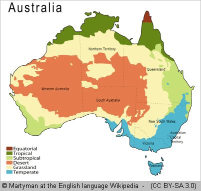 Australian climate - Weather Facts and Climate Zones in Australia